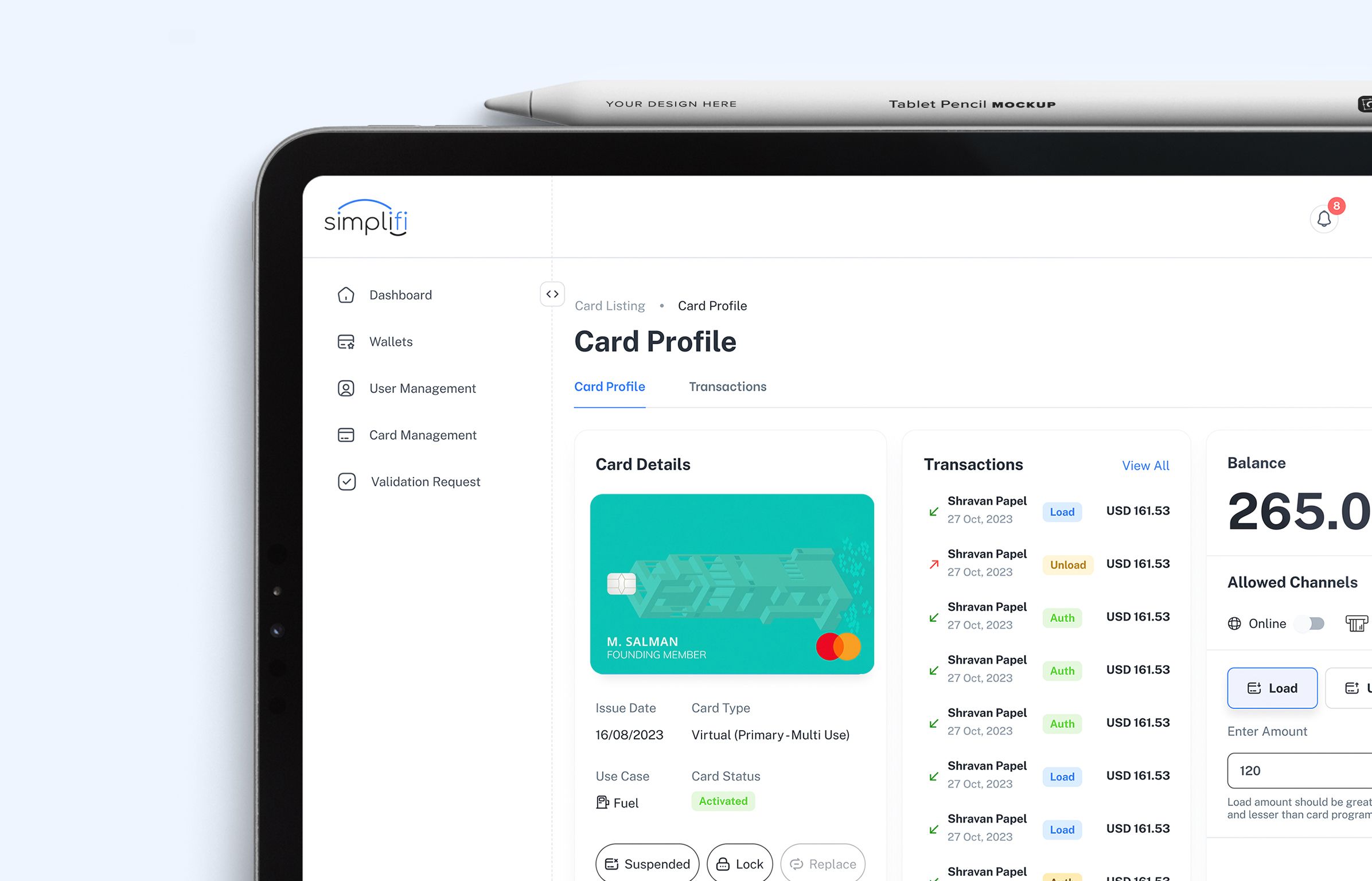 SimpliFi | Modern Card Issuing & Payments Platform